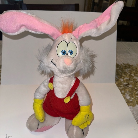 Disney | Other | Vintage 987 Disney Rodger Rabbit Plush | Poshmark